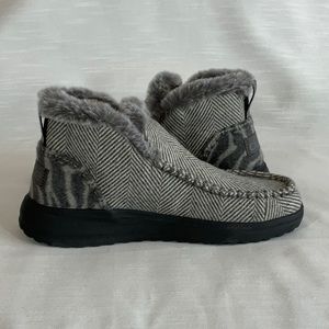 Shoes | Hey Dude Denny Herringbone Grey | Poshmark